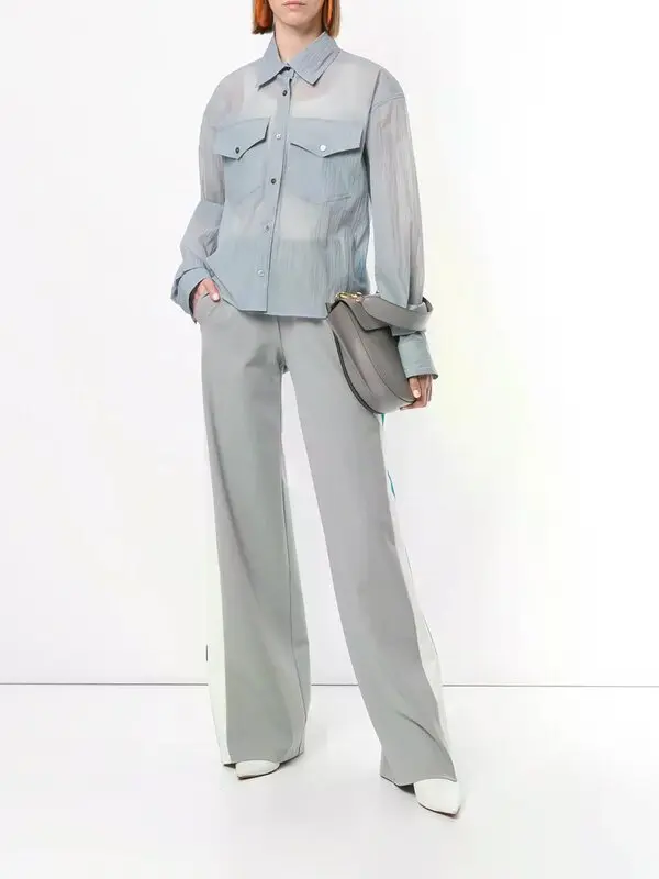 BEN TAVERNITI UNRAVEL PROJECT Wide Leg Track Pants