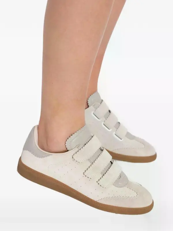 Isabel Marant Étoile Scallop-trim Strappy Sneakers