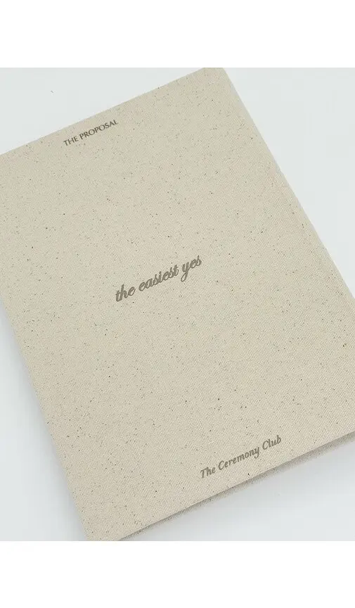 THE CEREMONY CLUB Proposal Photo Album