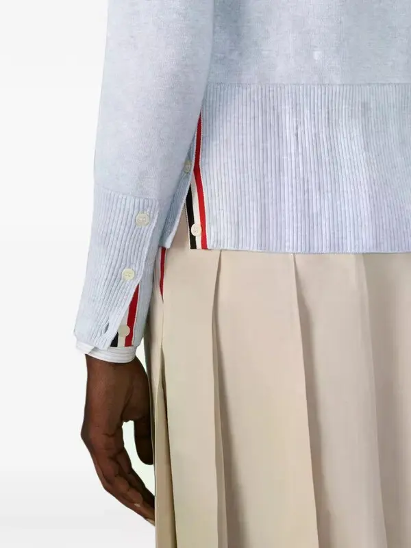 Thom Browne Four-bar Stripe Cardigan