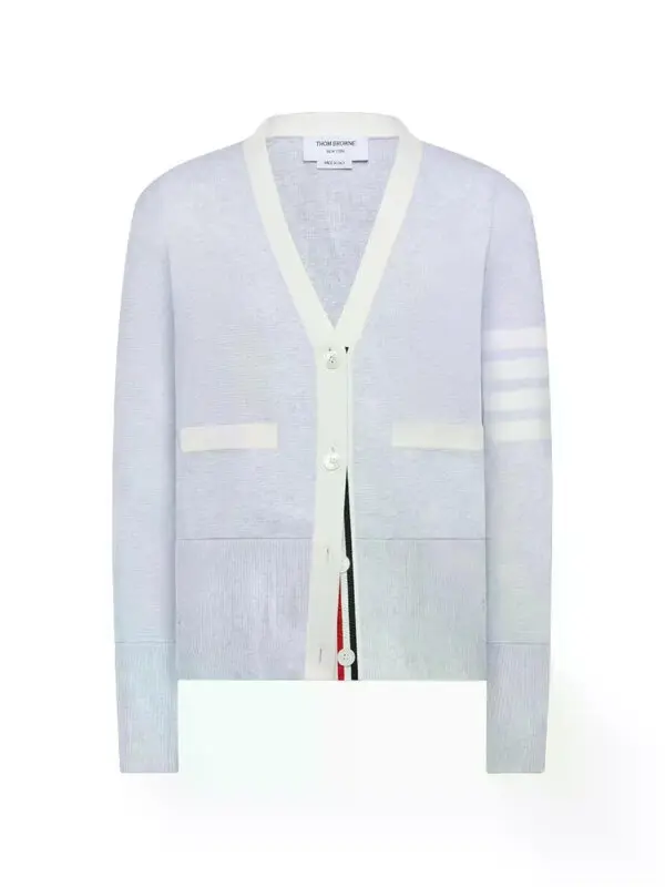 Thom Browne Four-bar Stripe Cardigan