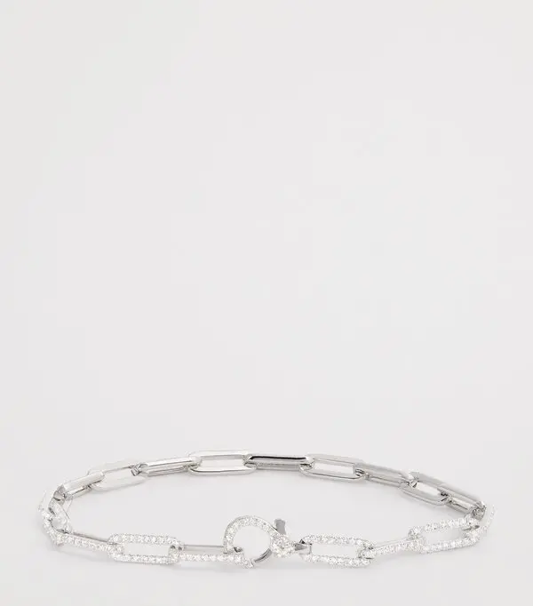 Shay 18k Gold Diamond Pavé Link Bracelet