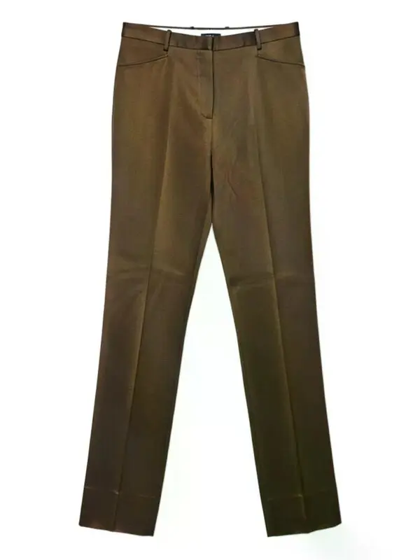 TOM FORD Tailored Press-crease Trousers - Green