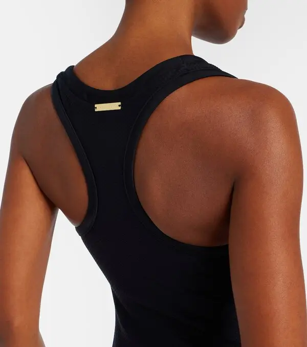 Heidi Klein Racerback Swimsuit With Zip Front