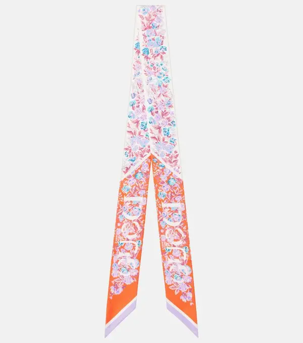 Gucci Printed Silk Twill Scarf - Multicoloured