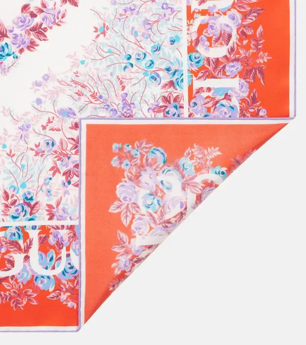 Gucci Printed Silk Twill Scarf
