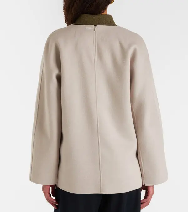 Max Mara Riva Virgin Wool V-neck Sweater