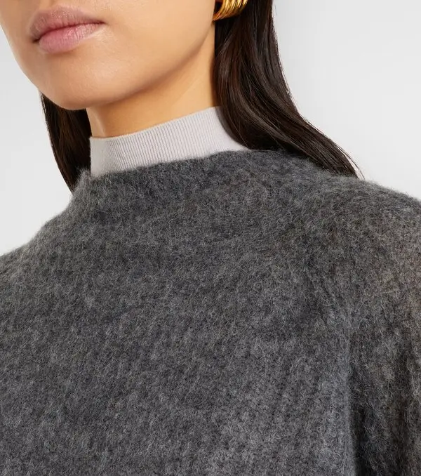 Max Mara Riga Wool-blend Sweater - Grey