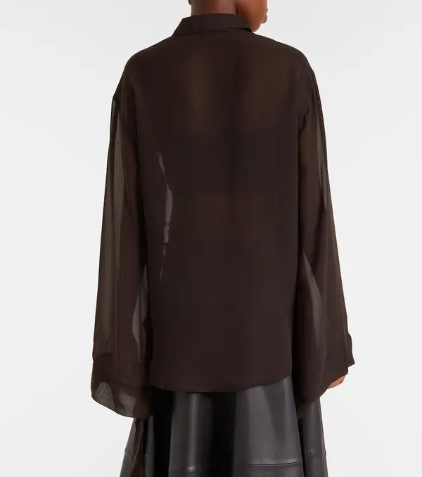 THE FRANKIE SHOP Verlin Chiffon Shirt