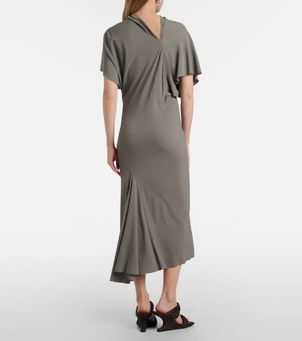 Rick Owens Seb Draped Midi Dress
