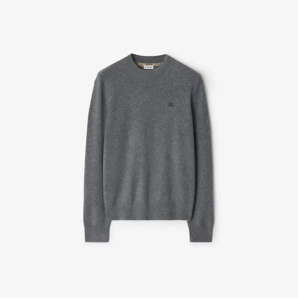 Burberry Cashmere Blend Sweater - Grey