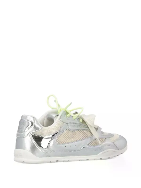 Pinko Yulia 01 Panelled Sneakers - Silver
