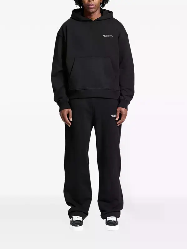 RETERNITY Logo-detail Track Pants - Black