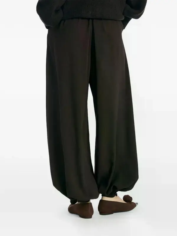 ROTATE BY BIRGER CHRISTENSEN Balloon Pleated Trousers - Brown