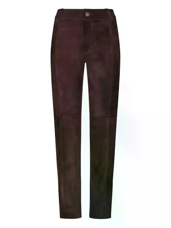 Johanna Ortiz Cartography Leather Trousers