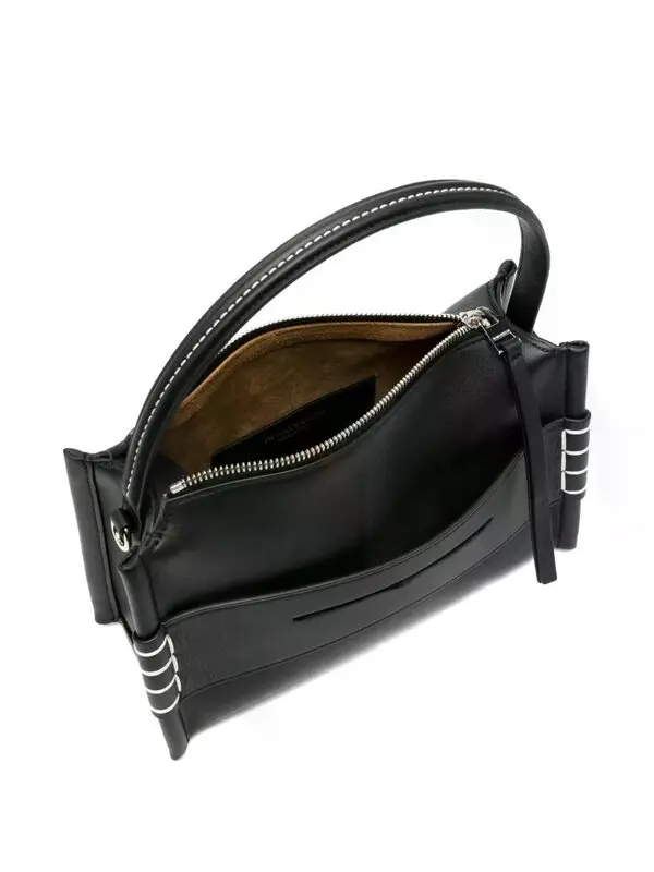 JW Anderson Small Leather Tote Bag - Black