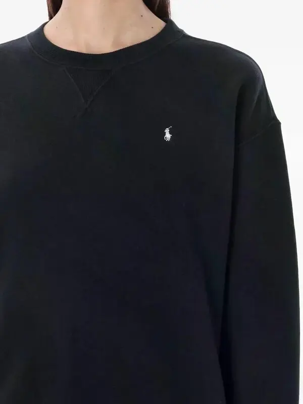 Polo Ralph Lauren Crewneck Sweatshirt With Logo Detail - Black