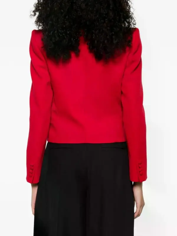 Valentino Garavani Double-breasted Cropped Blazer
