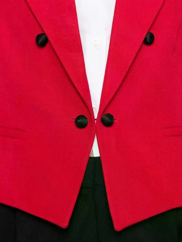 Valentino Garavani Double-breasted Cropped Blazer