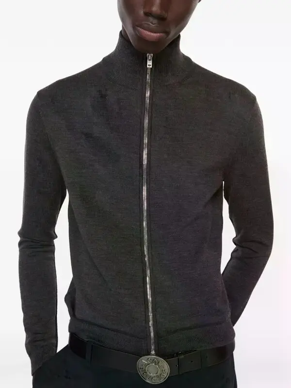 Acne Studios Zip-up Cardigan - Grey