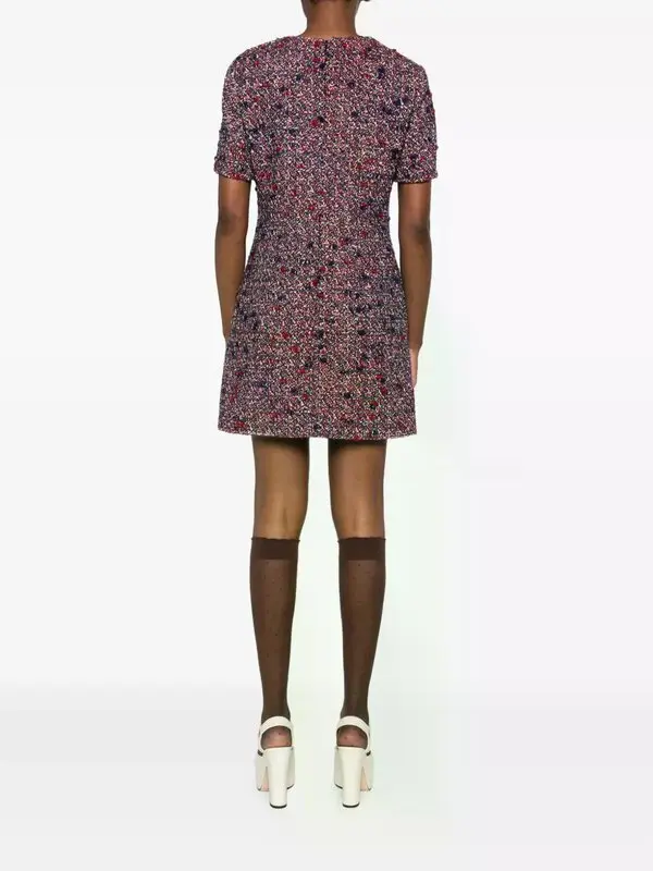 Gucci Tweed Button-detailed Dress