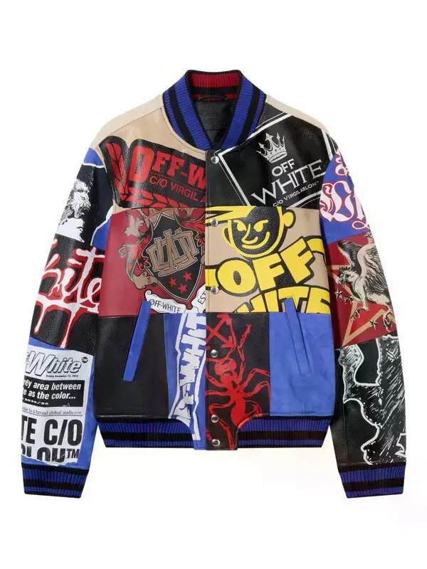 Off-White Varsity Multi-patch Jacket