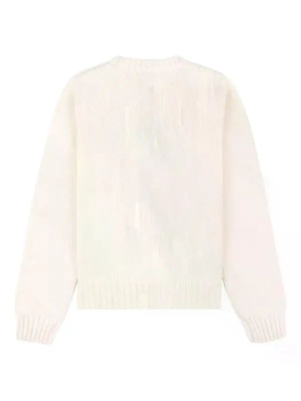 Sporty & Rich Equestrian Graphic Crew-neck Sweater