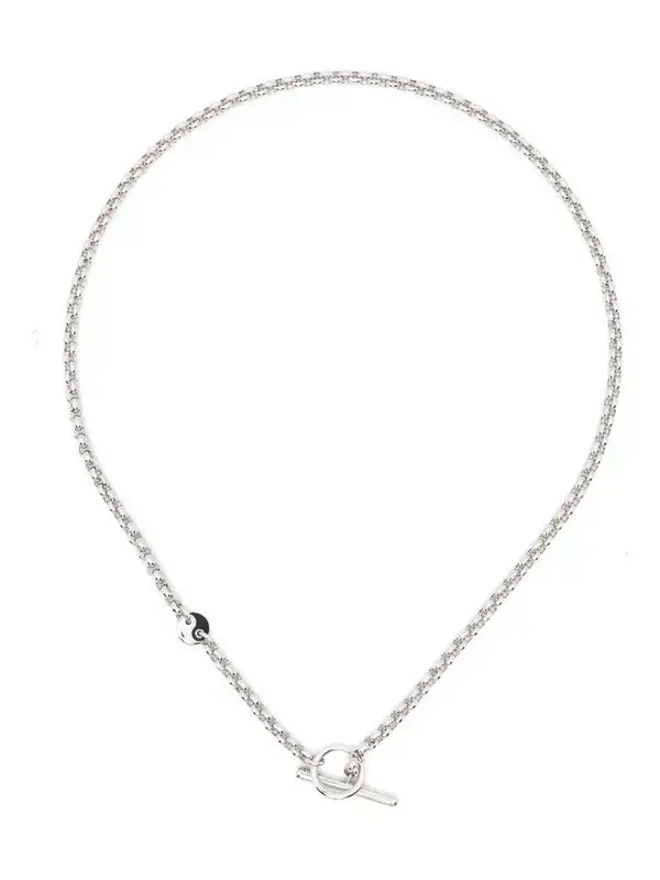 MARIA BLACK Yin-yang Charm Necklace - Silver