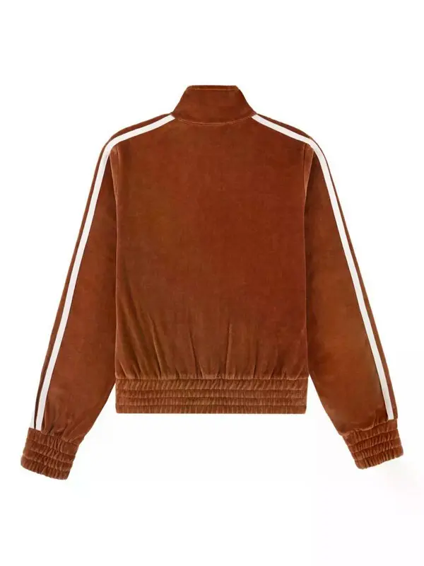Sporty & Rich Elio Stripe Logo-embroidered Sweatshirt