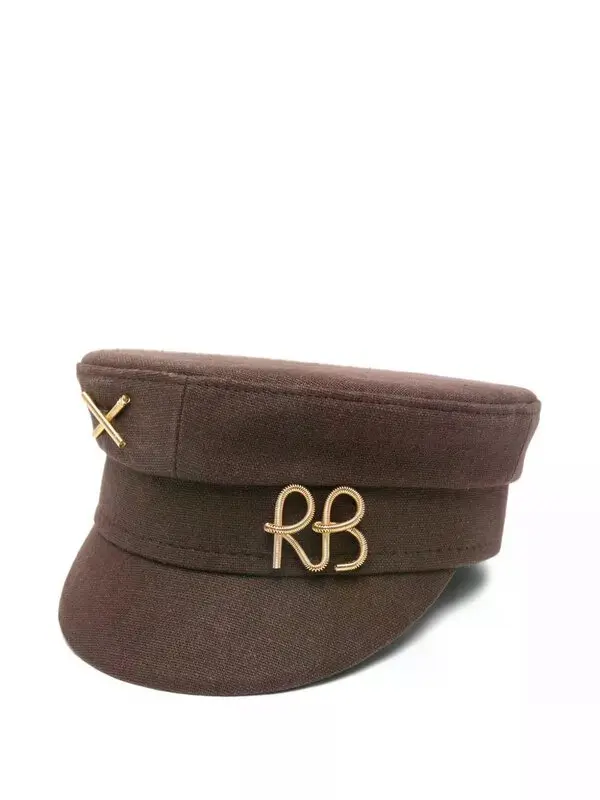 Ruslan Baginskiy Logo Plaque Baker Hat - Brown