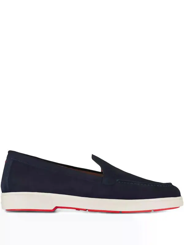 Santoni Suede Loafers - Blue