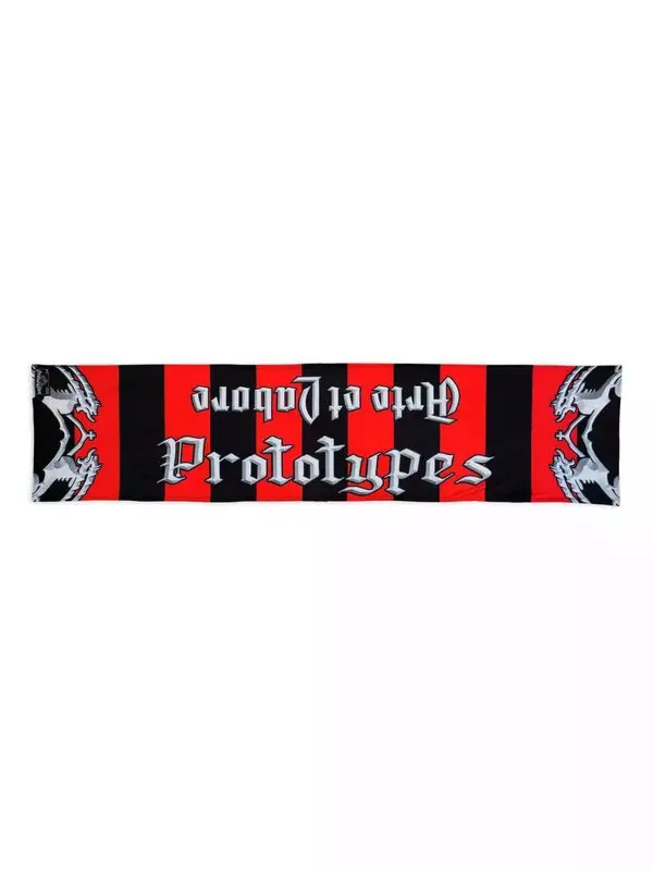 PROTOTYPES Logo-print Scarf