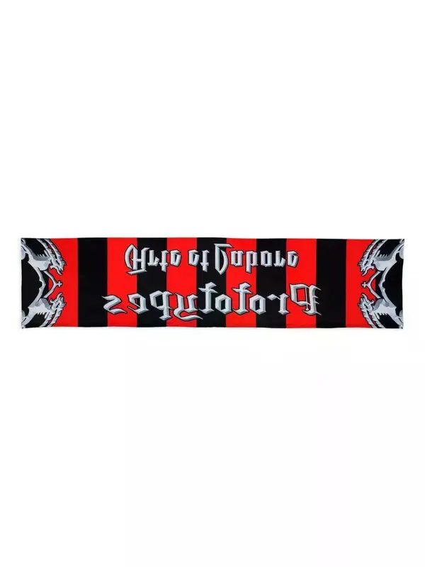 PROTOTYPES Logo-print Scarf
