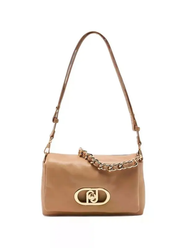 Liu Jo Lapuffy Medium Braided Chain Logo Crossbody Bag