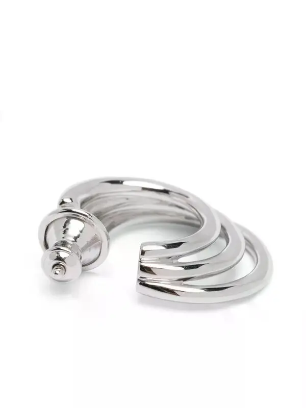 SHAUN LEANE Bound Hoop Earring - Silver