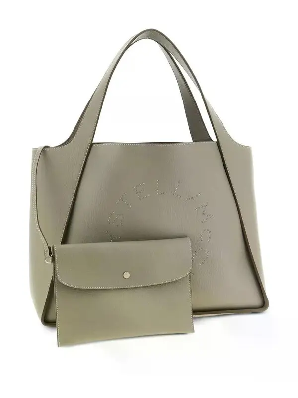 Stella McCartney Logo Studded Tote Bag