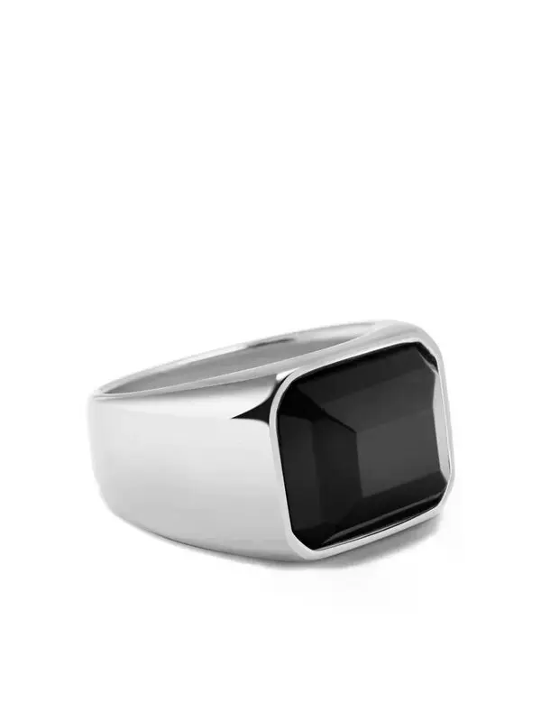 NIALAYA JEWELRY Zircon Signet Ring