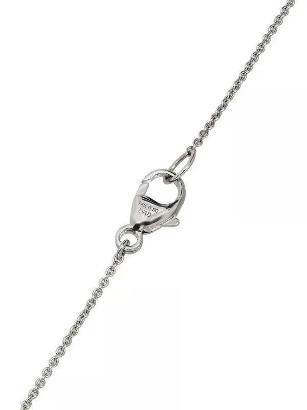 DANA REBECCA DESIGNS 14kt White Gold Diamond Half Chain Necklace