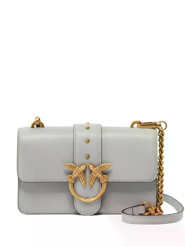 Pinko Small Love One Leather Shoulder Bag
