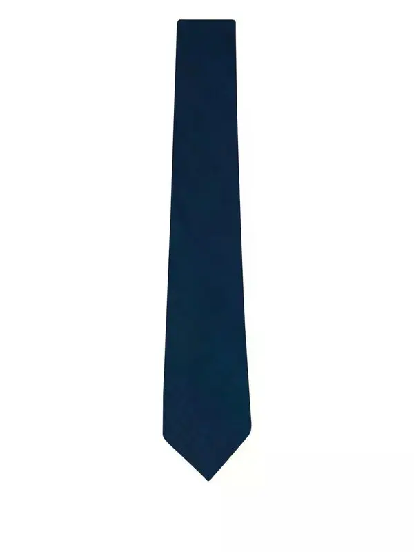 Canali Wool Woven Tie - Blue