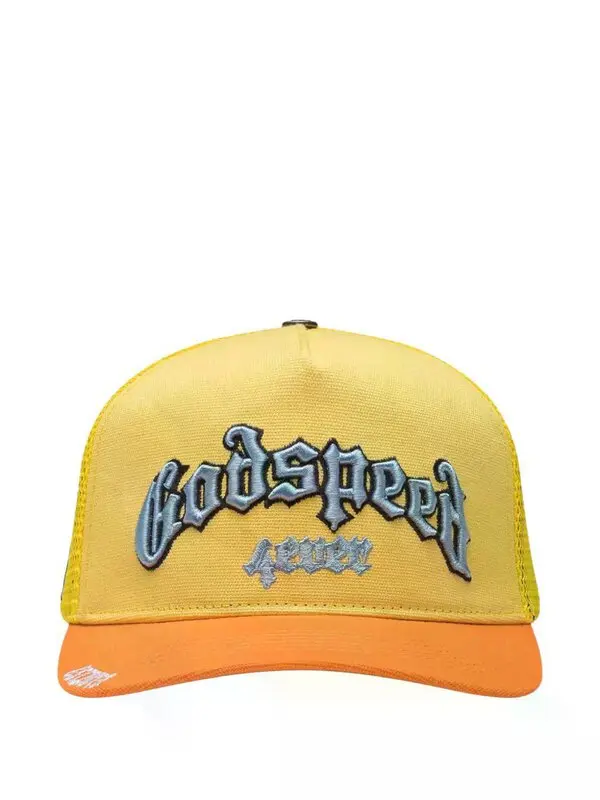 GODSPEED Embroidered Logo Trucker Cap - Yellow