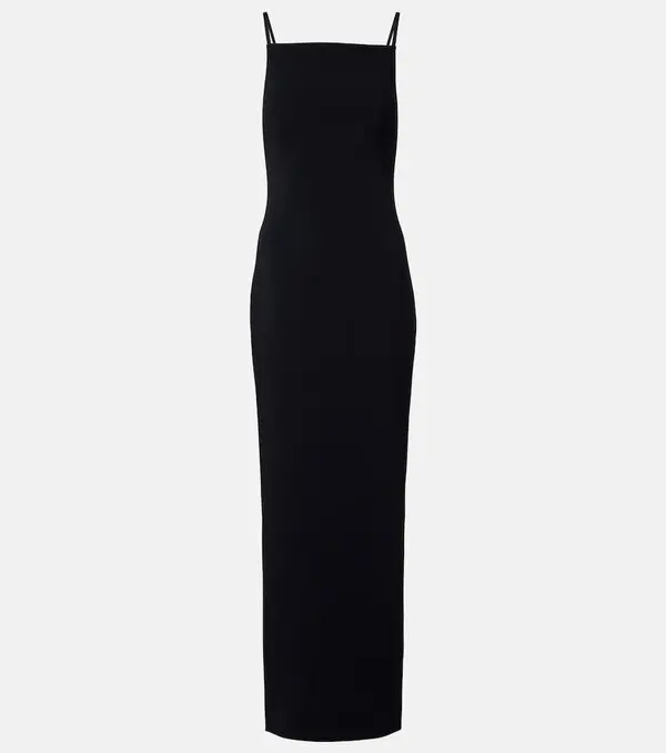 Givenchy Sliced Crepe Cady Gown