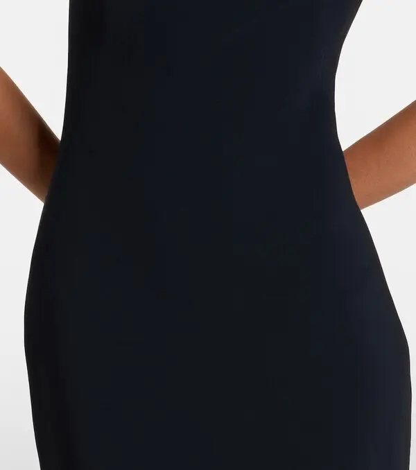 Givenchy Sliced Crepe Cady Gown