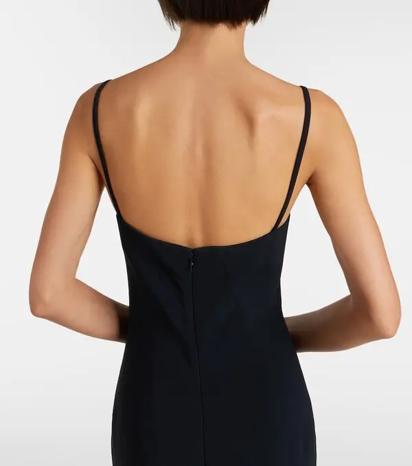 Givenchy Sliced Crepe Cady Gown