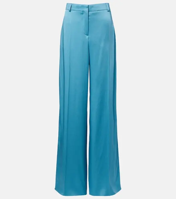 Stella McCartney Satin Wide-leg Trousers