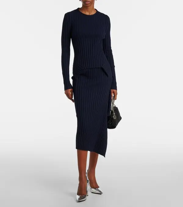 Stella McCartney Ribbed Cotton Sweater