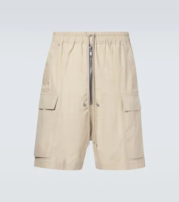 Rick Owens Cotton Cargo Shorts