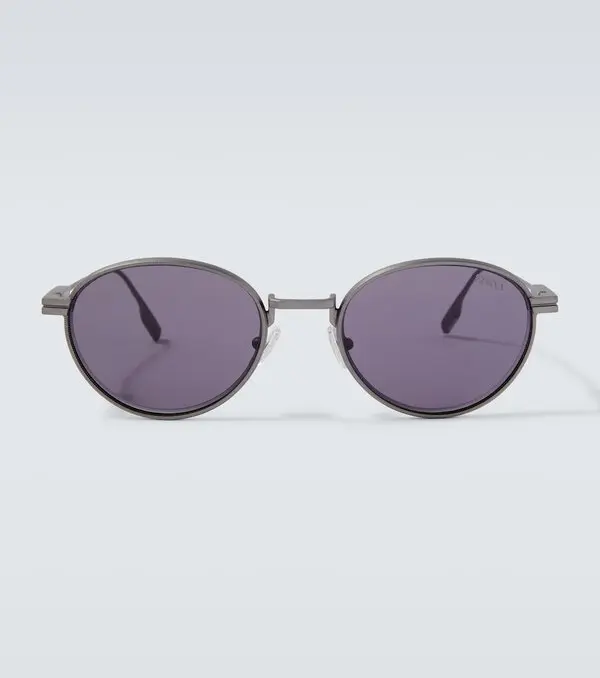 Zegna Round Frame Sunglasses