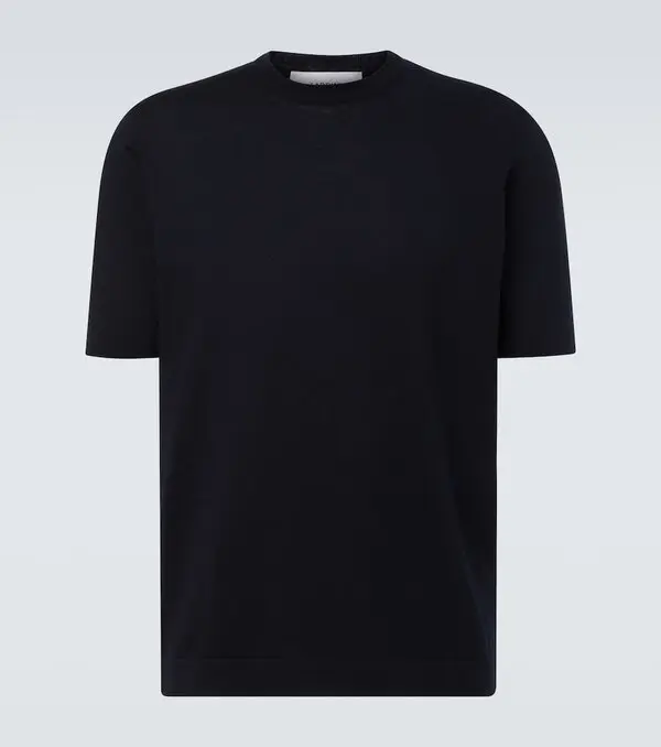 LARDINI Cotton T-shirt - Black