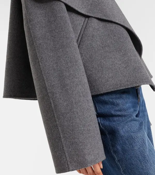 TOTEME Signature Wool Jacket - Grey